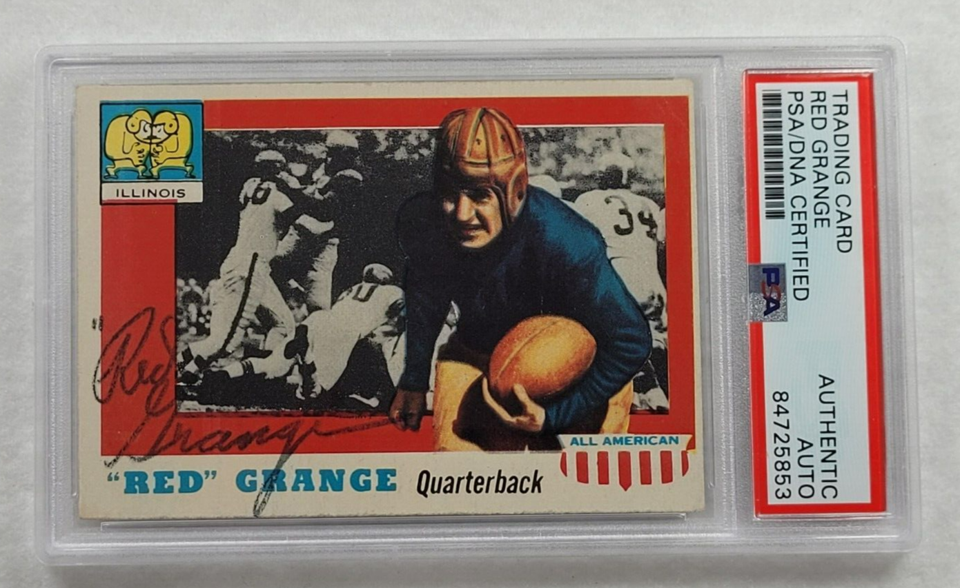 Red Grange Autographed Memorabilia | Signed Photo, Jersey, Collectibles ...