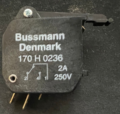 3 Bussmann 170H0236 - Microswitch T1 2A 250V 000-3 | eBay
