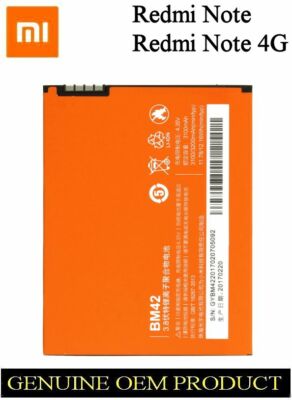 Xiaomi Redmi Note, Redmi Note 4G Original Battery BM42 ...