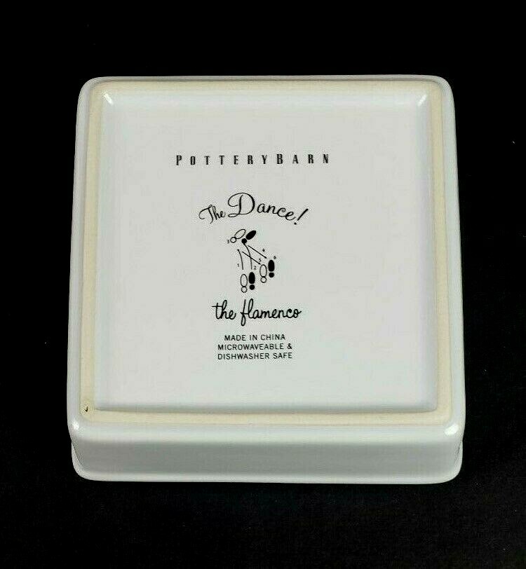 Pottery Barn The Dance The Flamenco Snack Condiment Bowl | eBay