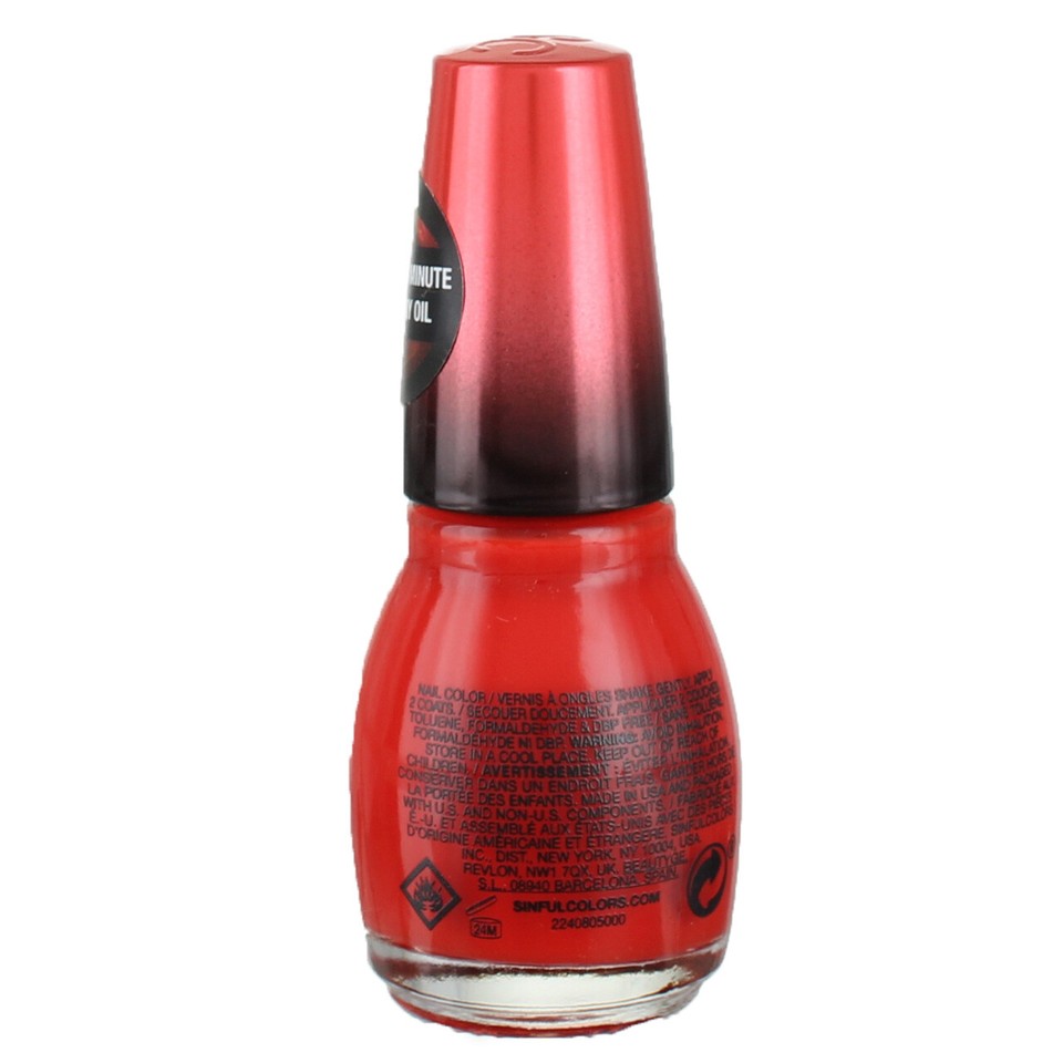 3 Pack Sinful Colors Quick Bliss Nail Polish, Cherry Chaser 2672, 0.5 ...