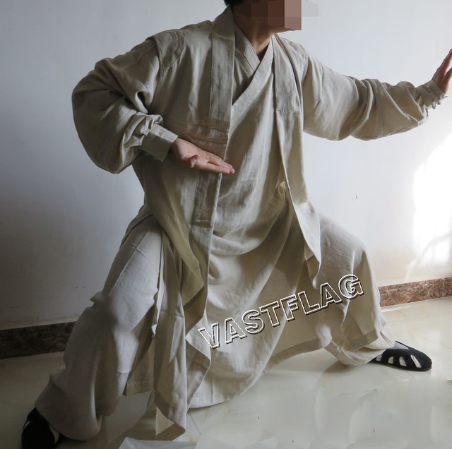taoist robe Linen tai chi clothing martial arts suits kung fu uniforms ...
