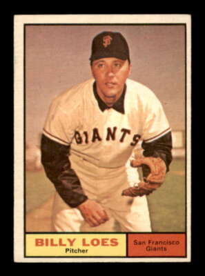 1961 Topps #237 Billy Loes VG/VGEX Giants 554132 | eBay