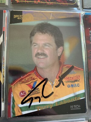 2 different Terry Labonte autographed Race Cards. NASCAR HOFer | eBay