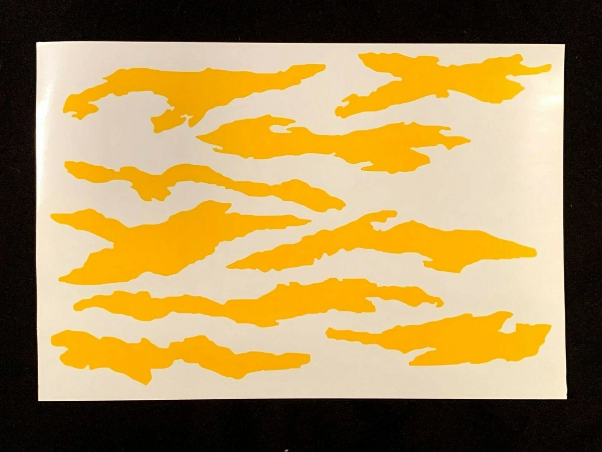 Tiger Stripe Pattern Stencil