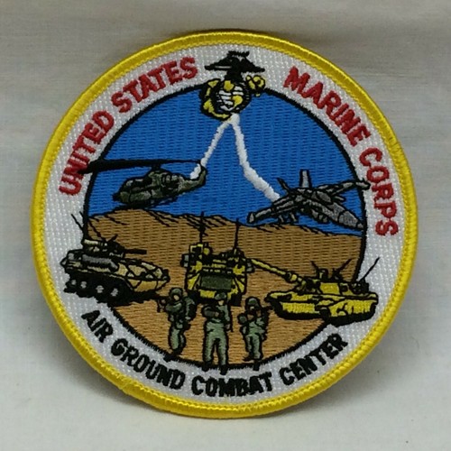 Military Patch Badge USMC Marine Corps Air Ground Combat Center Variant ...