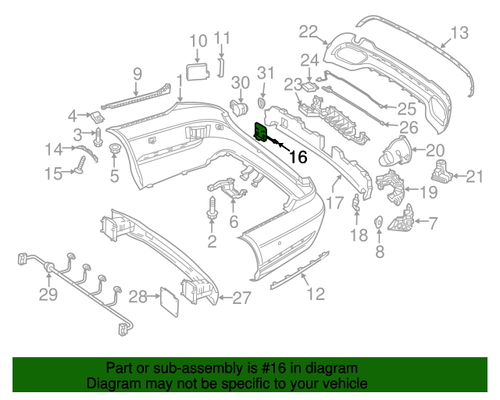 14-16 Mercedes E W211 Sedan S212 E250 E350 E400 E550 REAR TOW COVER ...