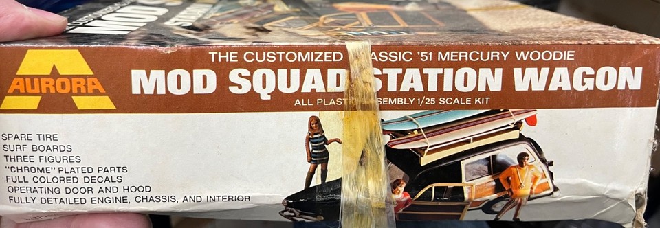 Aurora 583 Mod Squad Mercury Woody Wagon Model Car KIT 1/25 McM | eBay