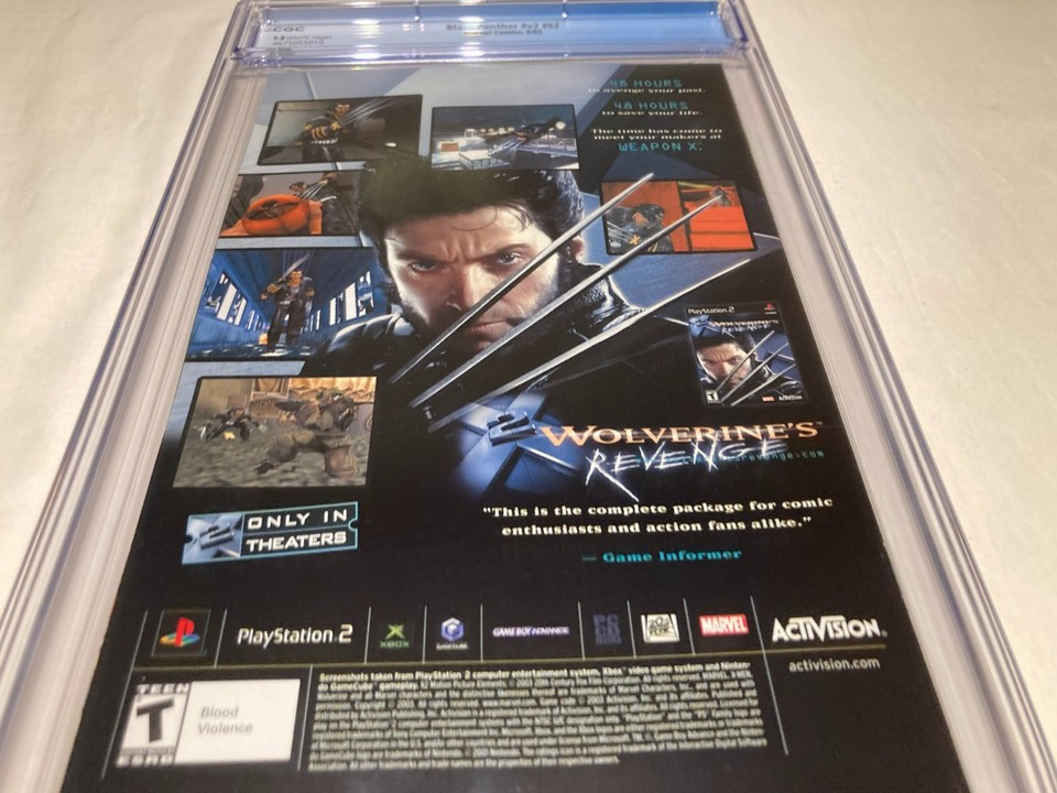Black Panther 62 CGC 9.8 NM/M White Pages Last Issue 2003 | eBay UK