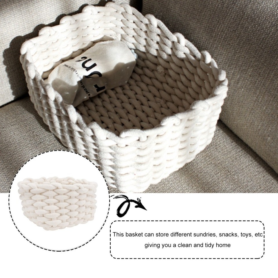 1Pc Sundry Storage Basket Simple Style Storage Basket Storage Container ...
