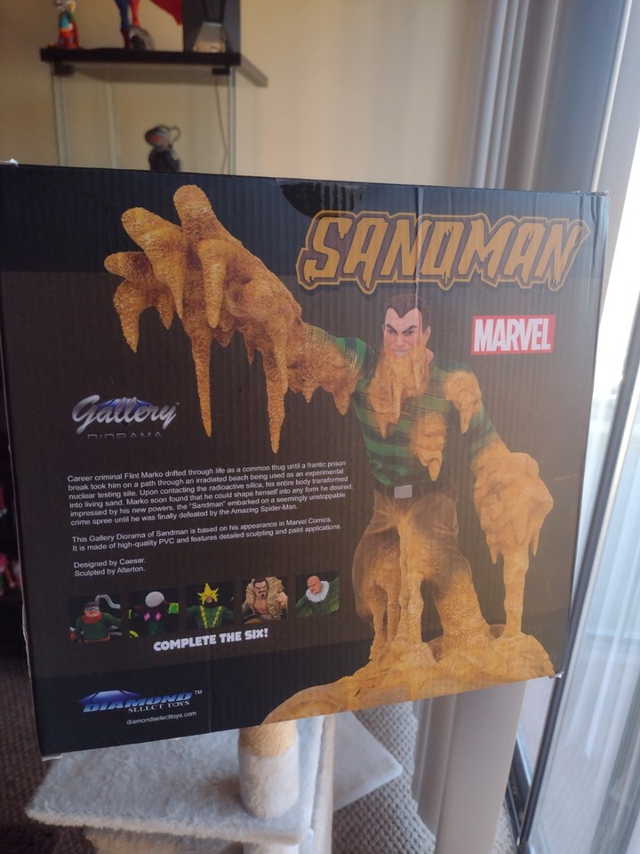 Diamond Select Marvel Comic Sandman Gallery Statue Ages Four Years and ...