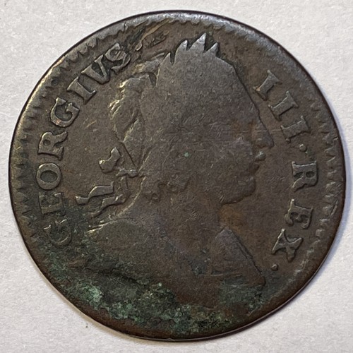 1773 Farthing Great Britain George III Good G Coin #20444 | eBay