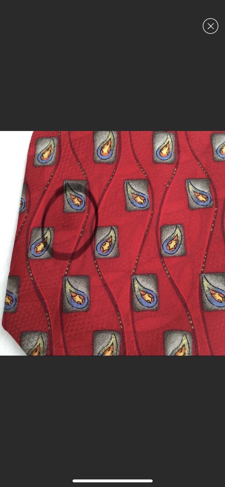 Robert Talbott Red pattern studio tie | eBay