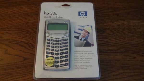HP 33S Scientific Calculator - ‎F2216A for sale online | eBay