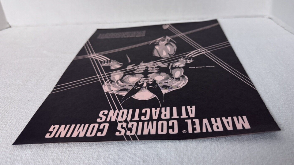 1982 Wolverine Sales Poster and Marvel Coming Attractions Insert | eBay