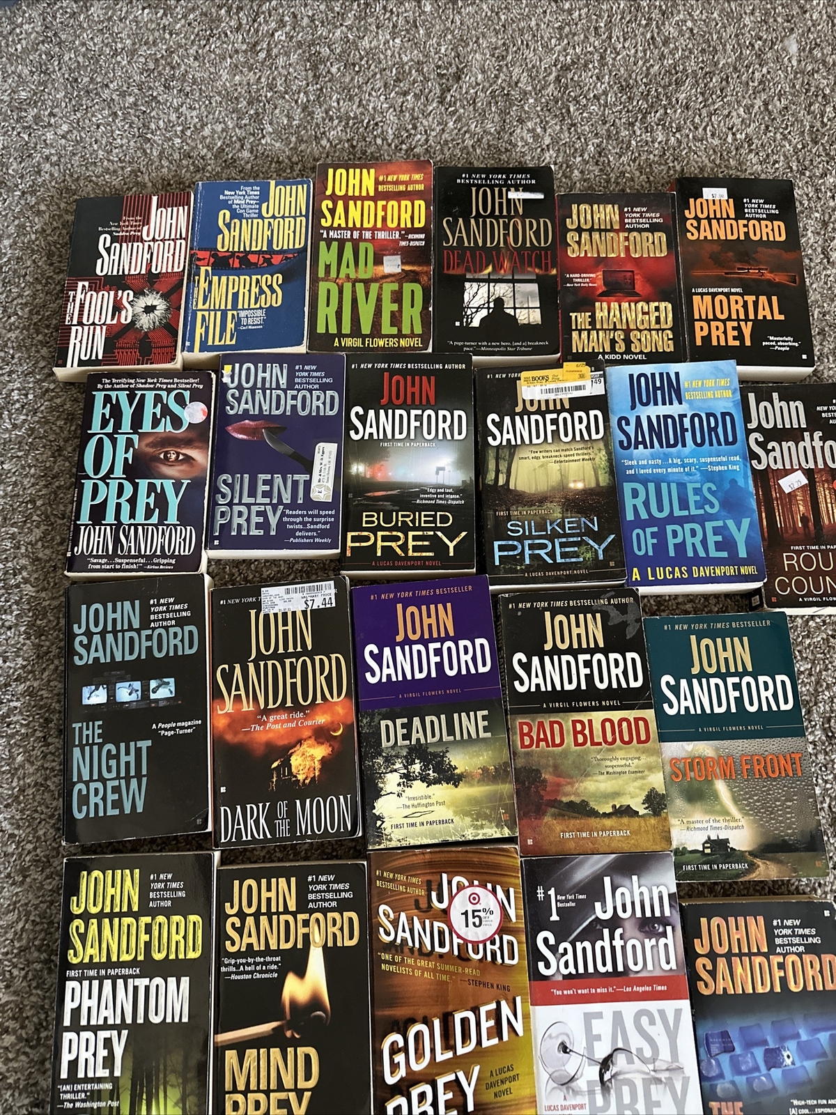 John Sandford Books You Choose/Build your own Book lot (Buy 2, Get 1 ...