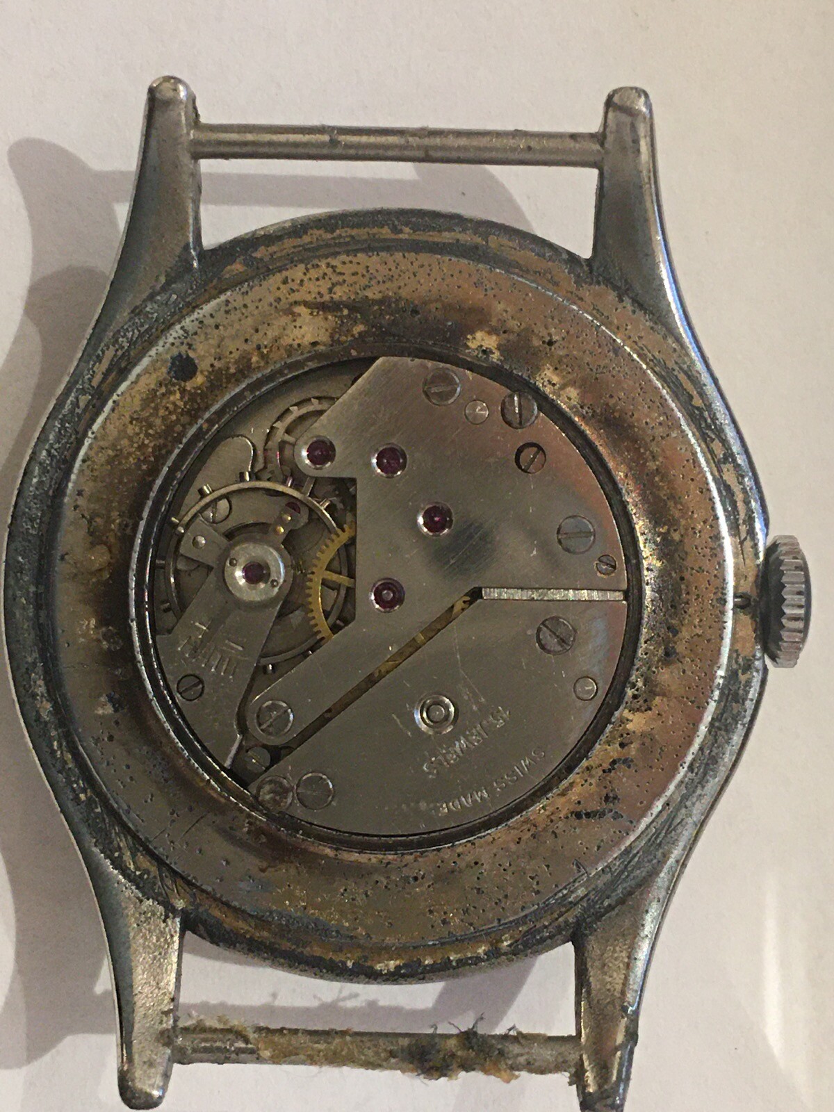 TERTEN WATCH 15 RUBIS VINTAGE WATCH NOT WORKING / G3572 | eBay.de