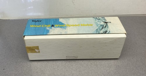 TAYLOR WIND CHIIL & WIND SPEED METER IN BOX WITH INSTRUCTIONS No. 3100 ...