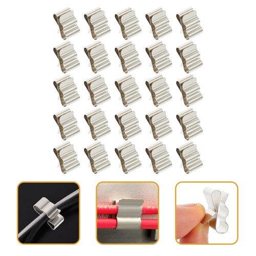 60 Pcs Pv Cable Clip Management Clips Photovoltaic Clamp Cord Wire | eBay