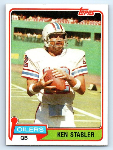 1981 Topps #405 Ken Stabler Houston Oilers | eBay