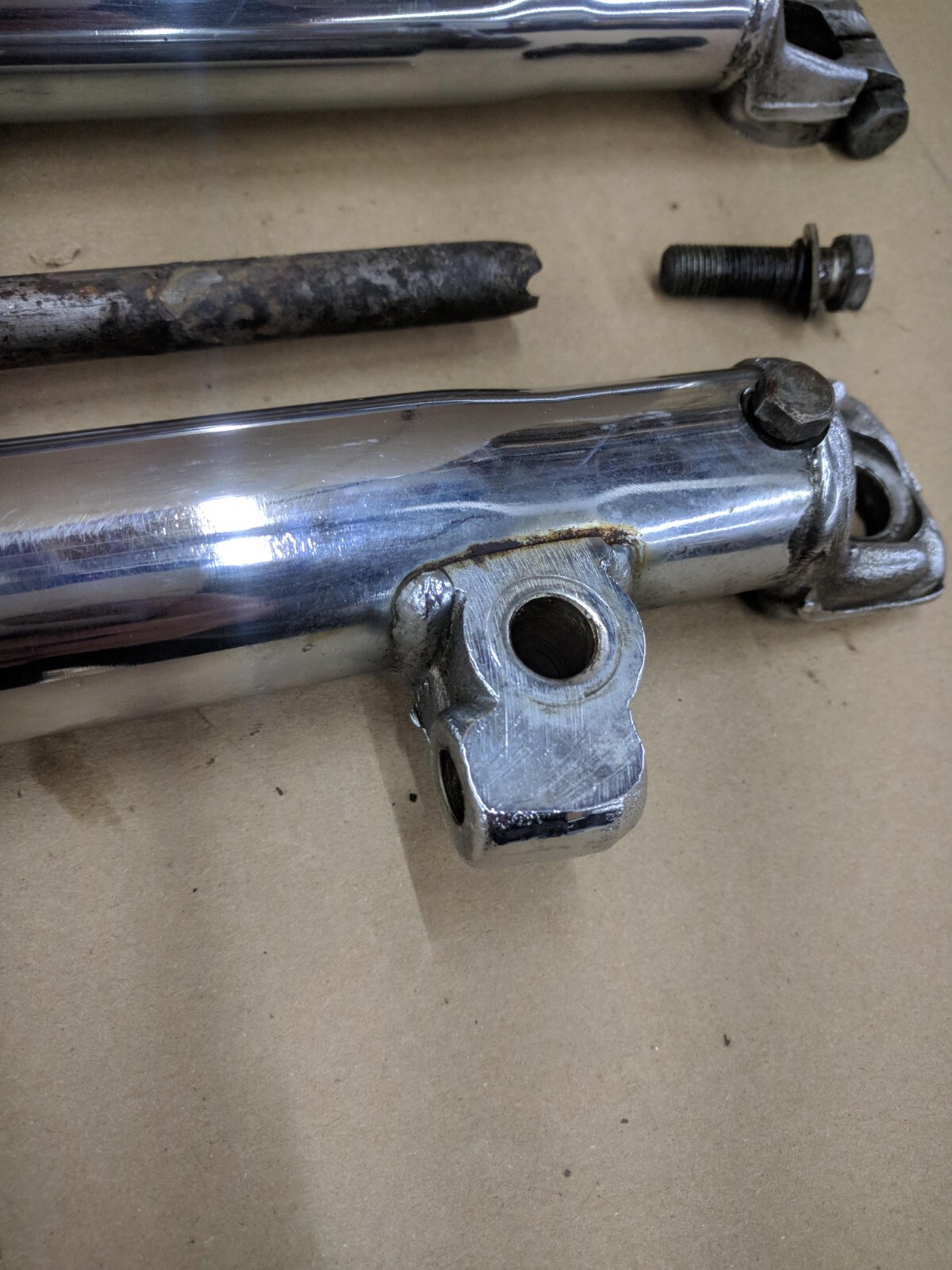 Harley-Davidson K Model / Ironhead Sportster Left And Right Front Fork ...