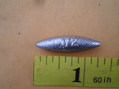 15 SLENDER SHAPE LURE BODIES/SLIP SINKER, 1/2 OZ. "MAKE SPINNERS" | eBay