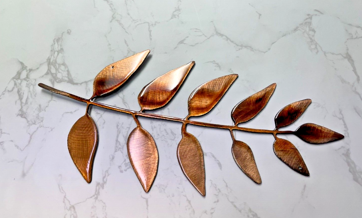 Olive Leaf Branch - Metal Wall Art - Copper 12" | eBay