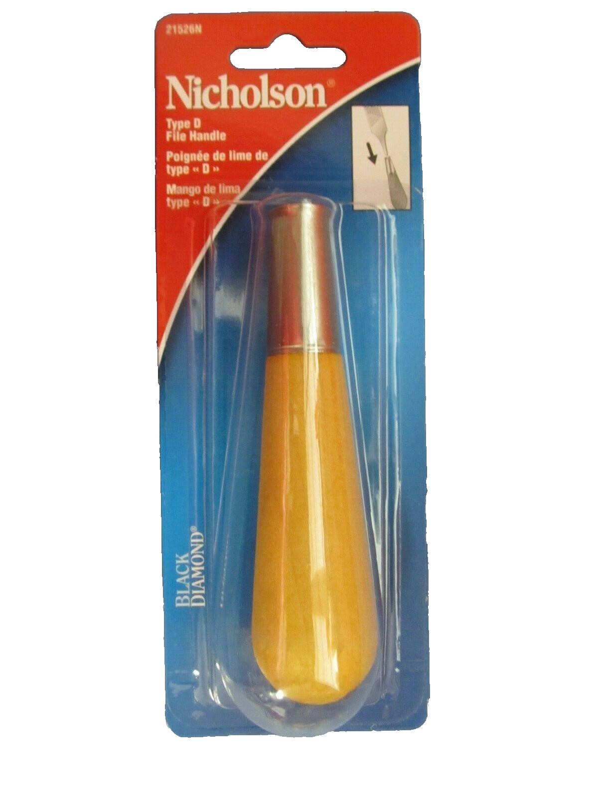 Nicholson Wooden File Handle Type D #21526N NEW | eBay