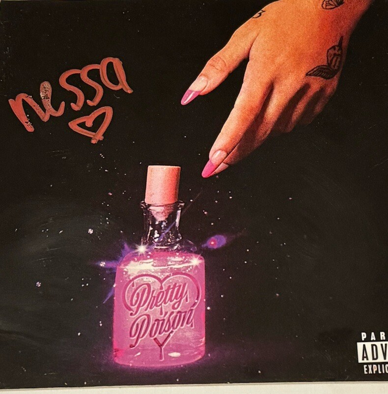 Nessa Barrett Signed Autograph Pretty Poison CD Framed Cover Display ...