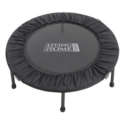 38" Mini Trampoline Foldable Jumper Rebounder Fitness Exercise Gym Yoga ...