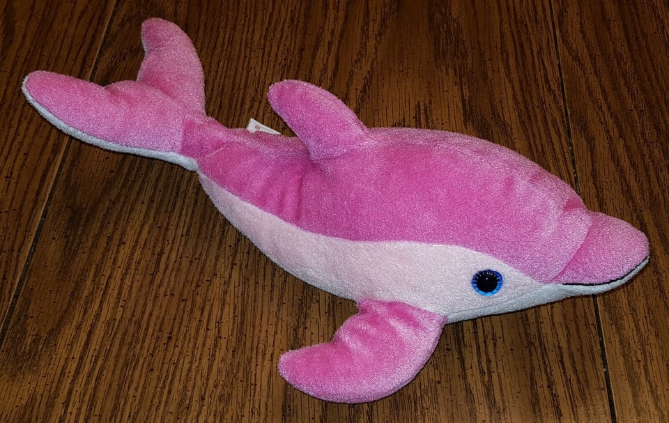Pink Aurora Dolphin Stuffed Animal Plush Toy | eBay