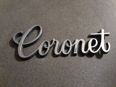 1975 1976 DODGE CORONET FENDER SCRIPT EMBLEM #3811401 OEM MOPAR | eBay