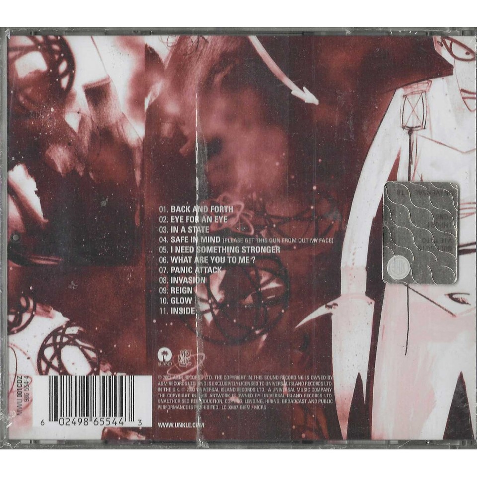 Unkle CD Never, Never, Land / Island Records – 9865544 Sealed | eBay