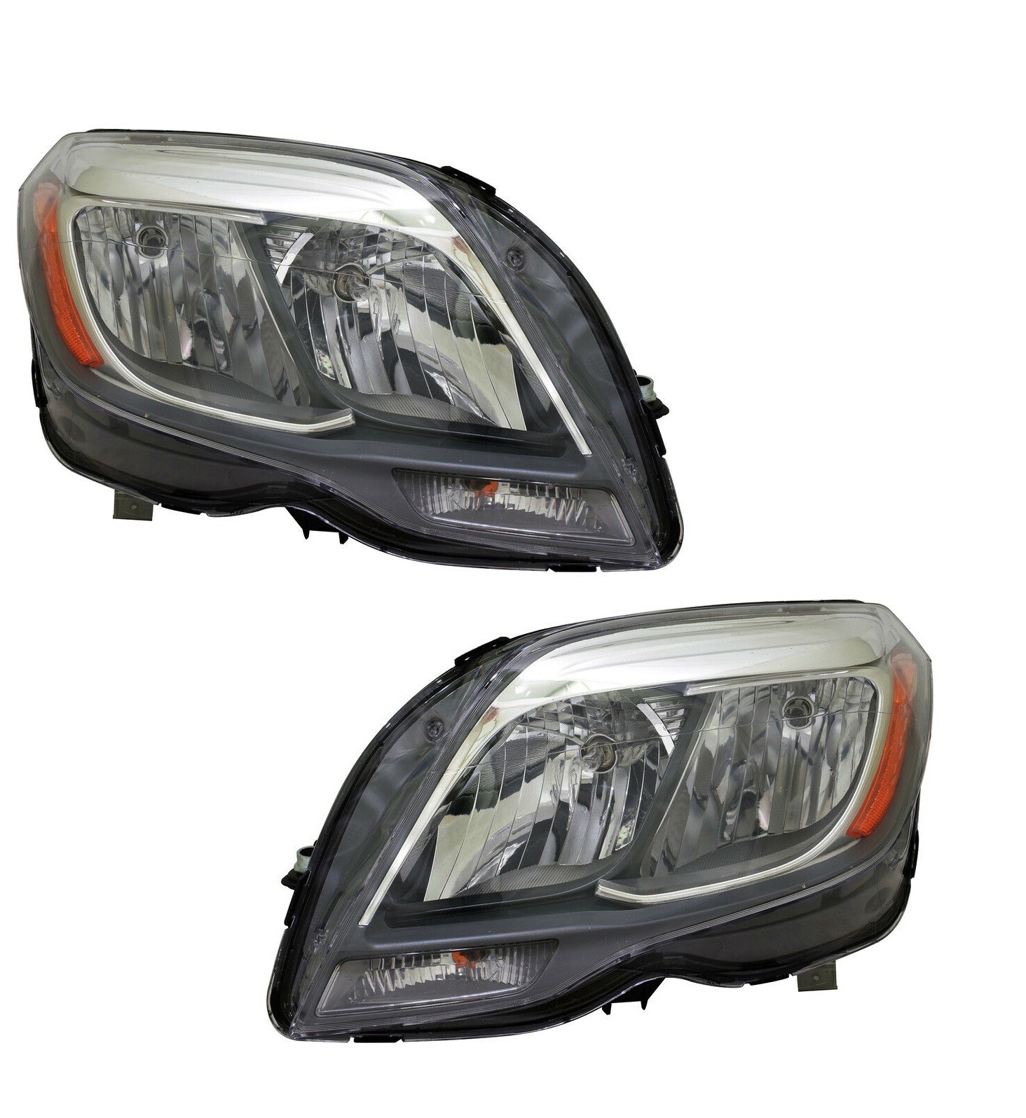 FITS MERCEDES BENZ GLK 2013-2015 HALOGEN HEADLIGHTS HEAD LIGHTS LAMPS ...