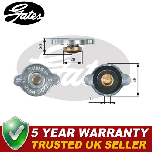 Gates Radiator Cap Fits Nissan Kia Mitsubishi Hyundai Suzuki Mazda Su ...