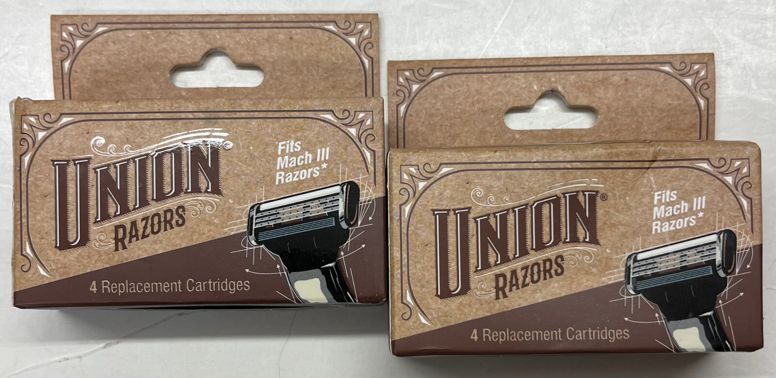 2/$19.99 Union Razors 4 Replacement Cartridges (Fits Mach III Razors ...