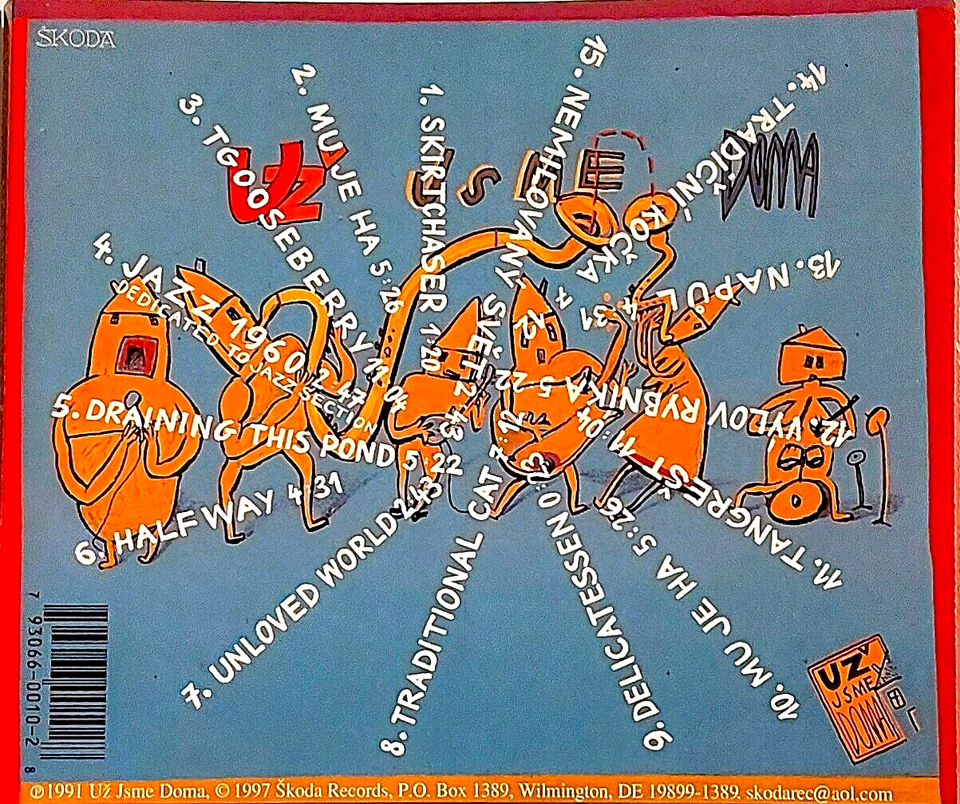 Unloved World by Uz Jsme Doma (CD 15 Tracks, Skoda Records, 1997 ...