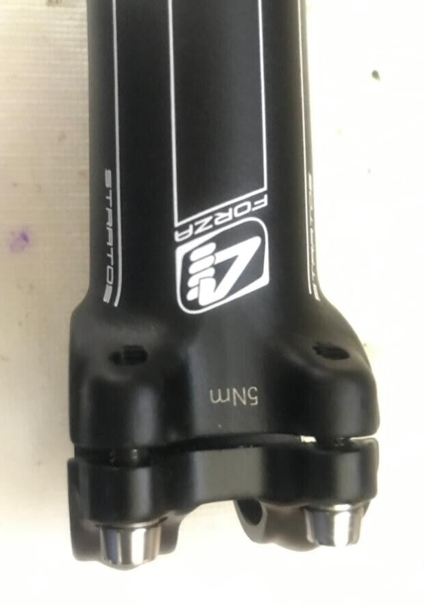 4ZA Forza Stratos Alloy Road Bike Stem 31.8 x 120mm +/-7º Black Gravel ...