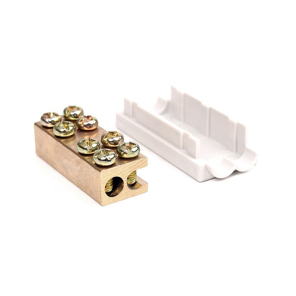 White ABS T Type Terminal Block Quick Wire Connector 1000V 100A Cable ...