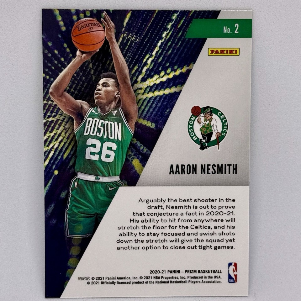 2020-21 Panini Prizm Basketball Aaron Nesmith (RC) Instant Impact ...