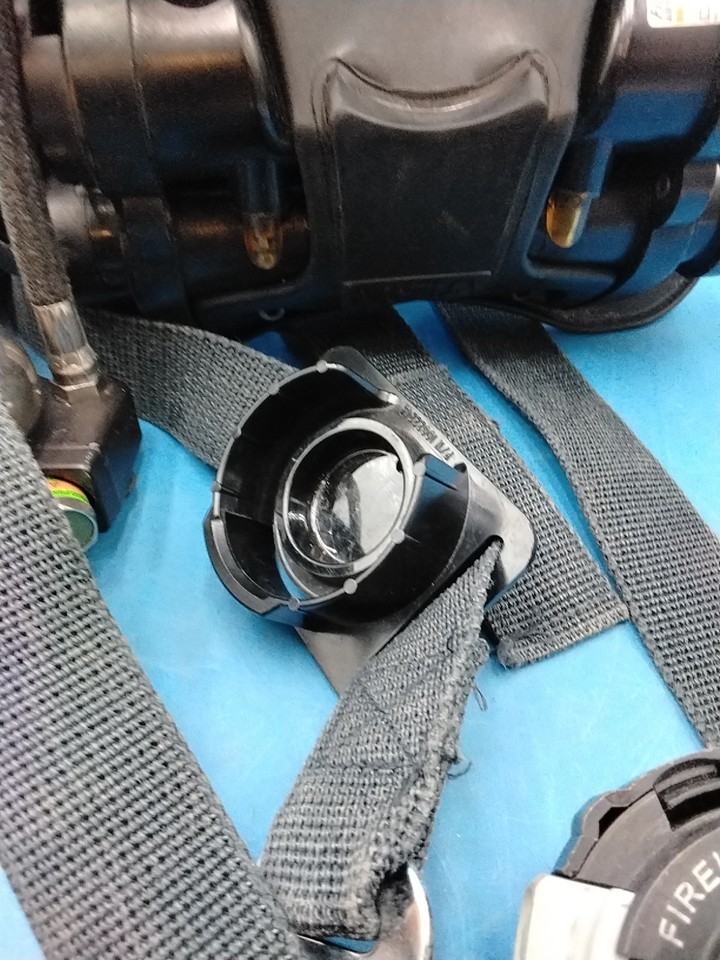 MSA Frame Bottle Cylinder Tank Holder Strap Harness Back Plate W ...