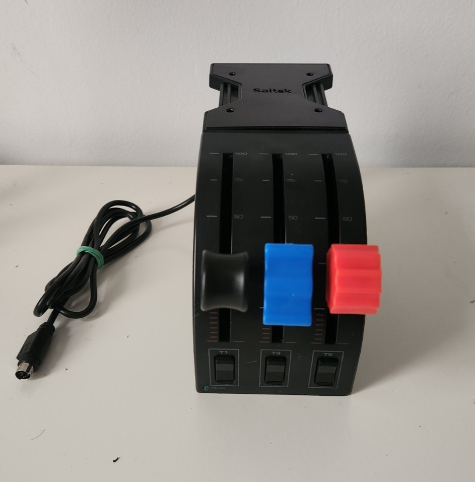 Logitech G Saitek Pro Flight Throttle Quadrant + Mount Bracket + Mount ...