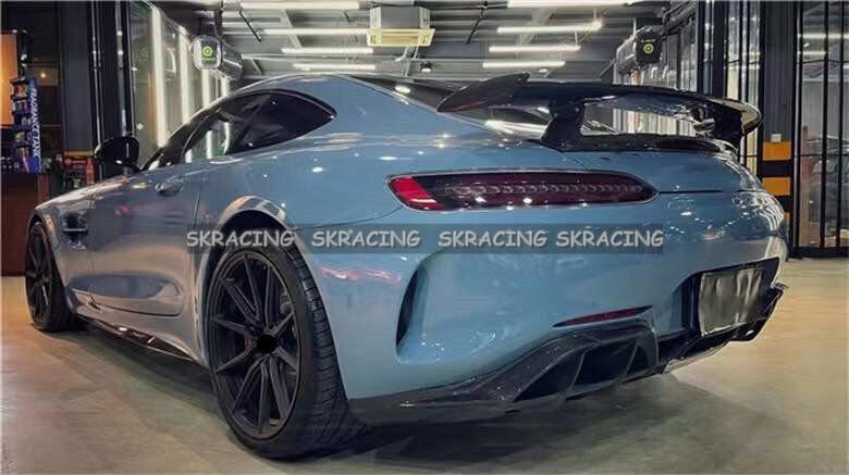 Gloss Black FRP GT Wing Rear Spoiler Fits For Mercedes Benz GT/GTS 2016 ...