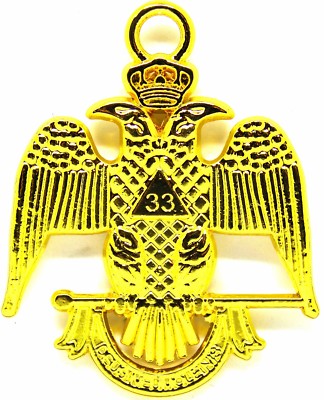 33rd 33 Degree Masonic CHARM jewel Wings DOWN | eBay