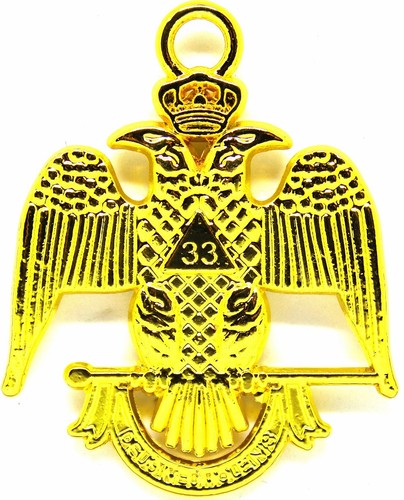 33rd 33 Degree Masonic CHARM jewel Wings DOWN | eBay