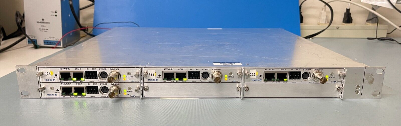 Haivision Network Video Chassis F-MB6-DC with 4 Makito Module VIDEO ...