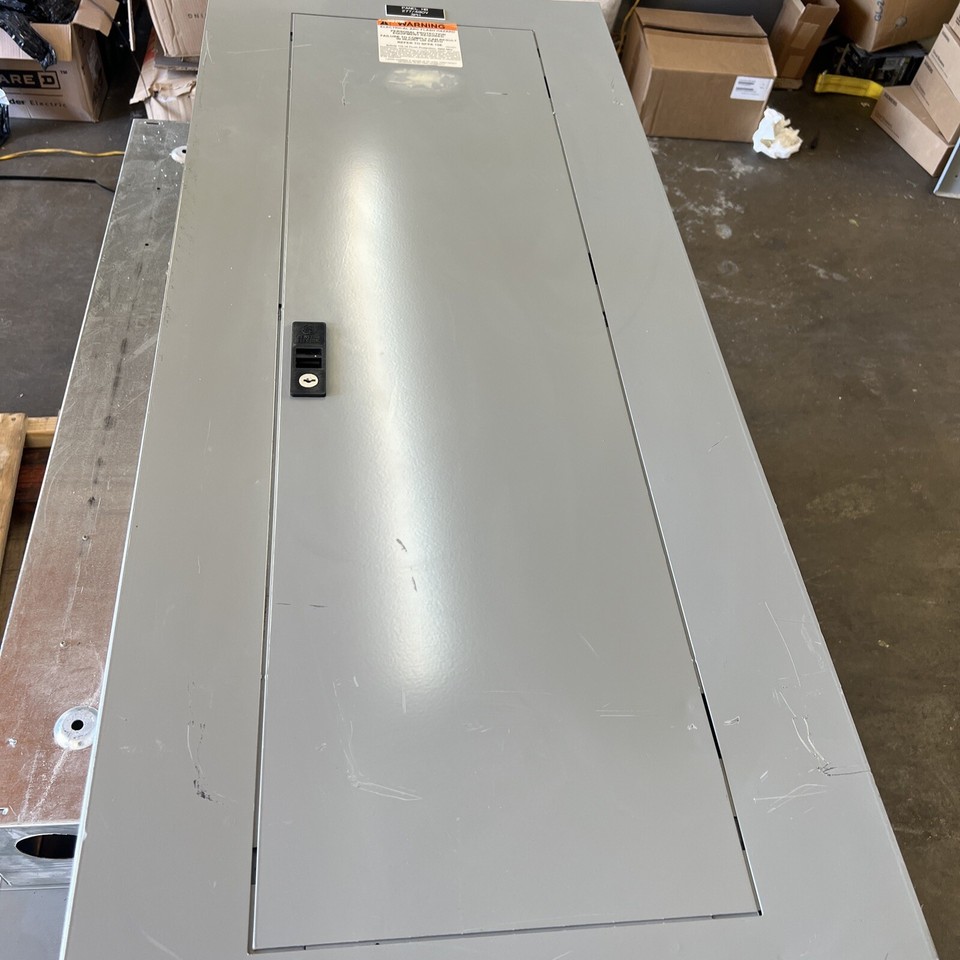 GE MAIN LUG PANEL BOARD 225 AMP 480V 42 SPACE NEMA 1 AEF3422MBX WITH ...