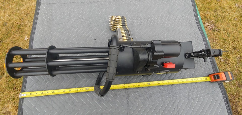 HAND HELD, 18V POWERED M134 Chaingun FANTASY Minigun | eBay