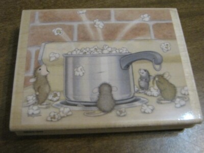 HOUSE MOUSE DESIGNS POPPIN' GOOD TIME RUBBER STAMP | eBay