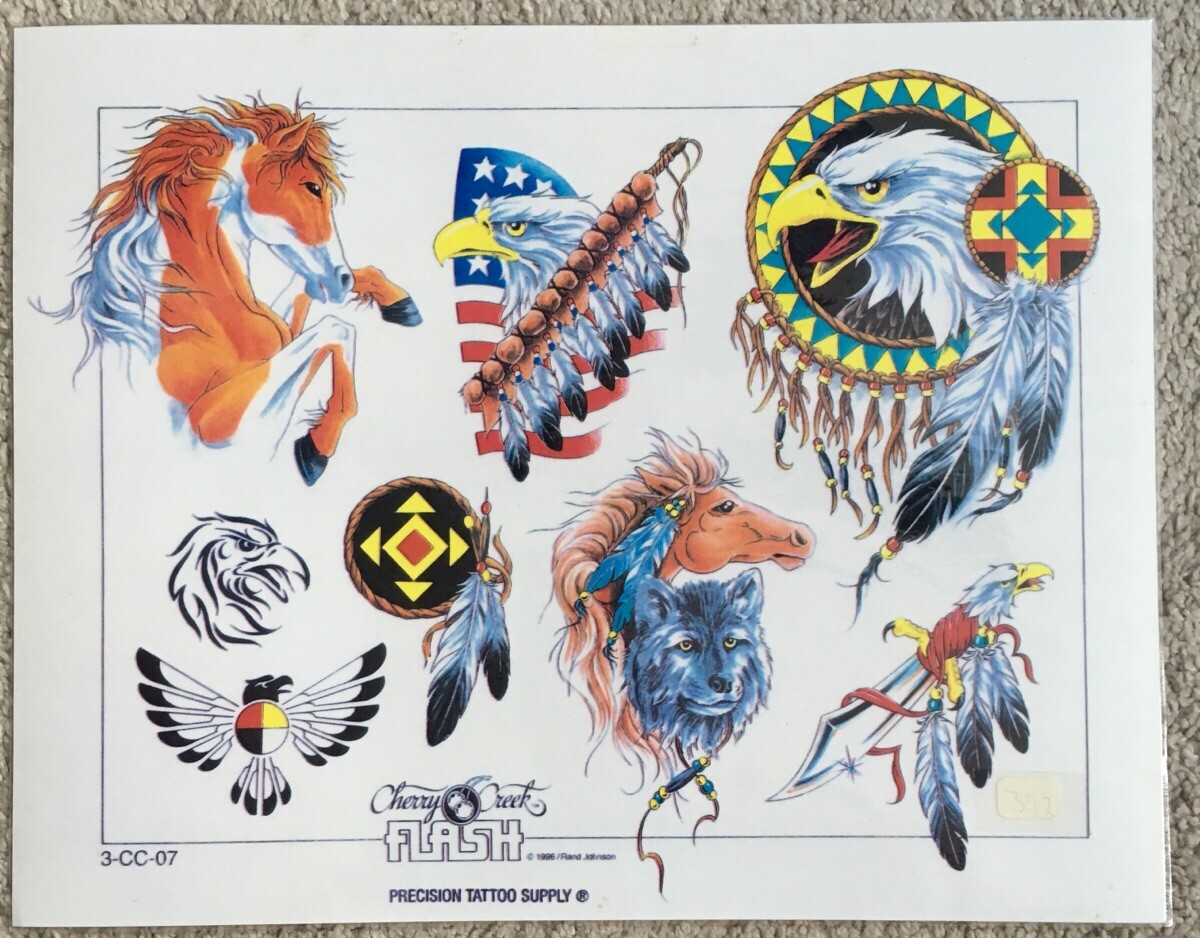 Traditional Native American Art Tattoo